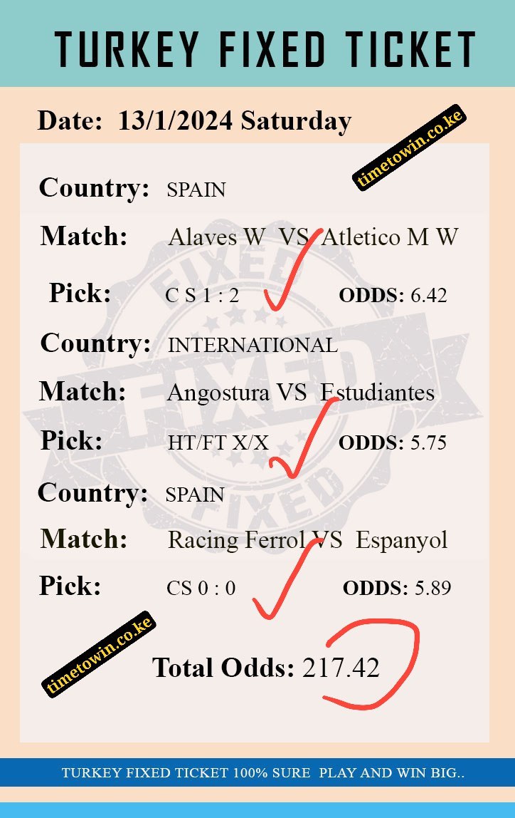 My bet today correct score store