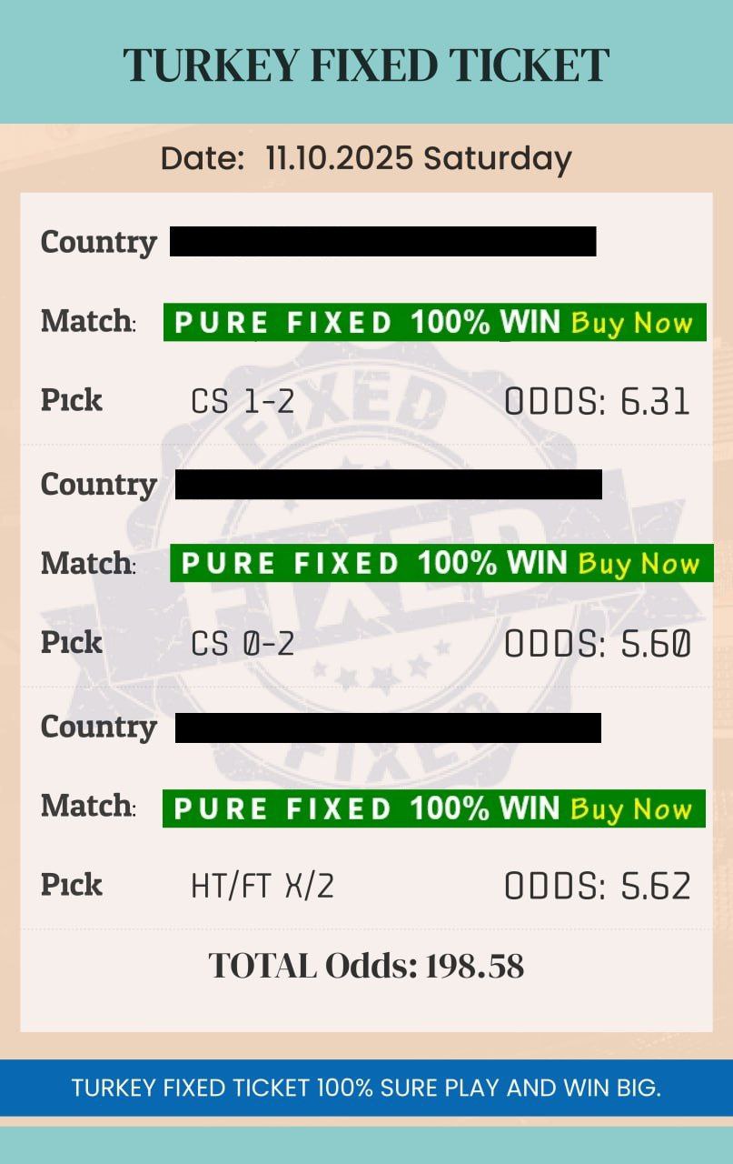 Fixed Games Weekend – Guaranteed Football Predictions - Time to Win